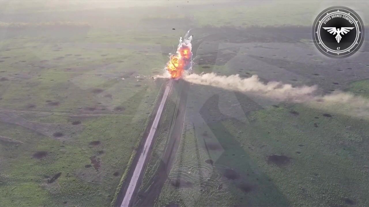 Mesmerizing Fireball Bursts Out As Russian Turret Hurls