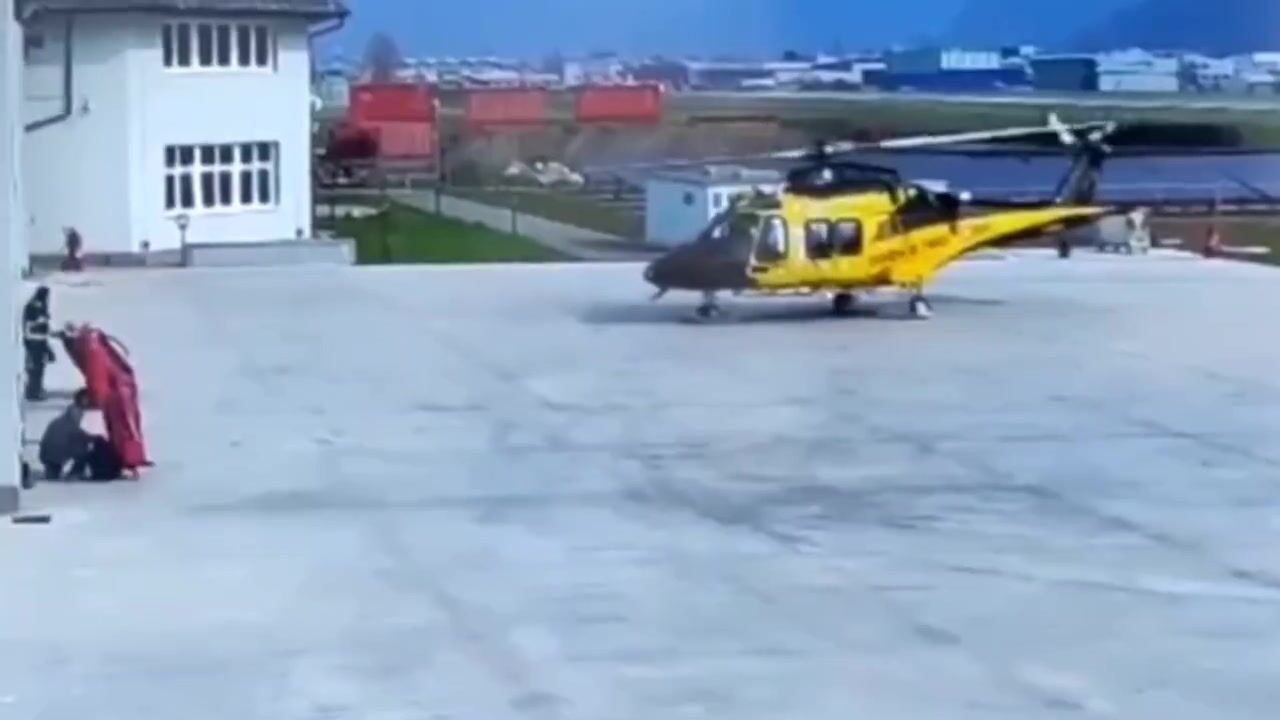 Helicopter Crashed During Takeoff