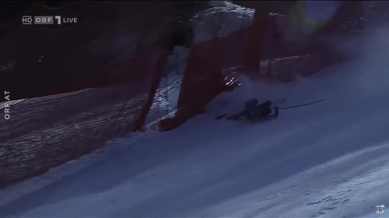 Falling While Skiing